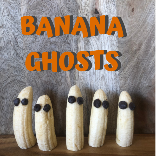 Make Banana Ghosts With Kids – Easy & Healthy! Hey Dee Ho